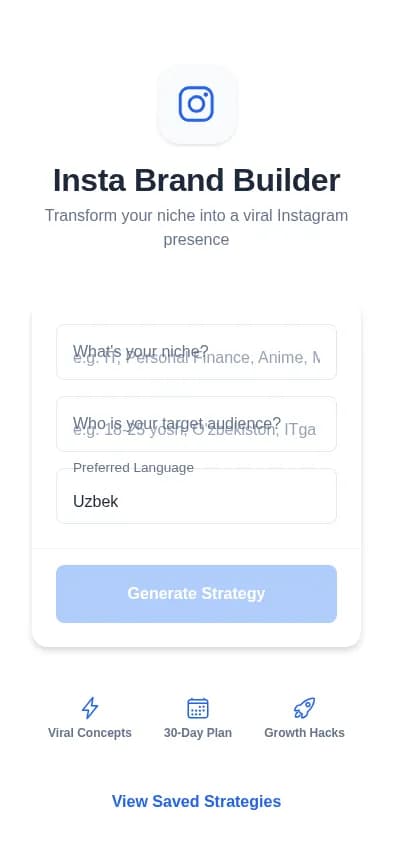 Insta Brand Builder
