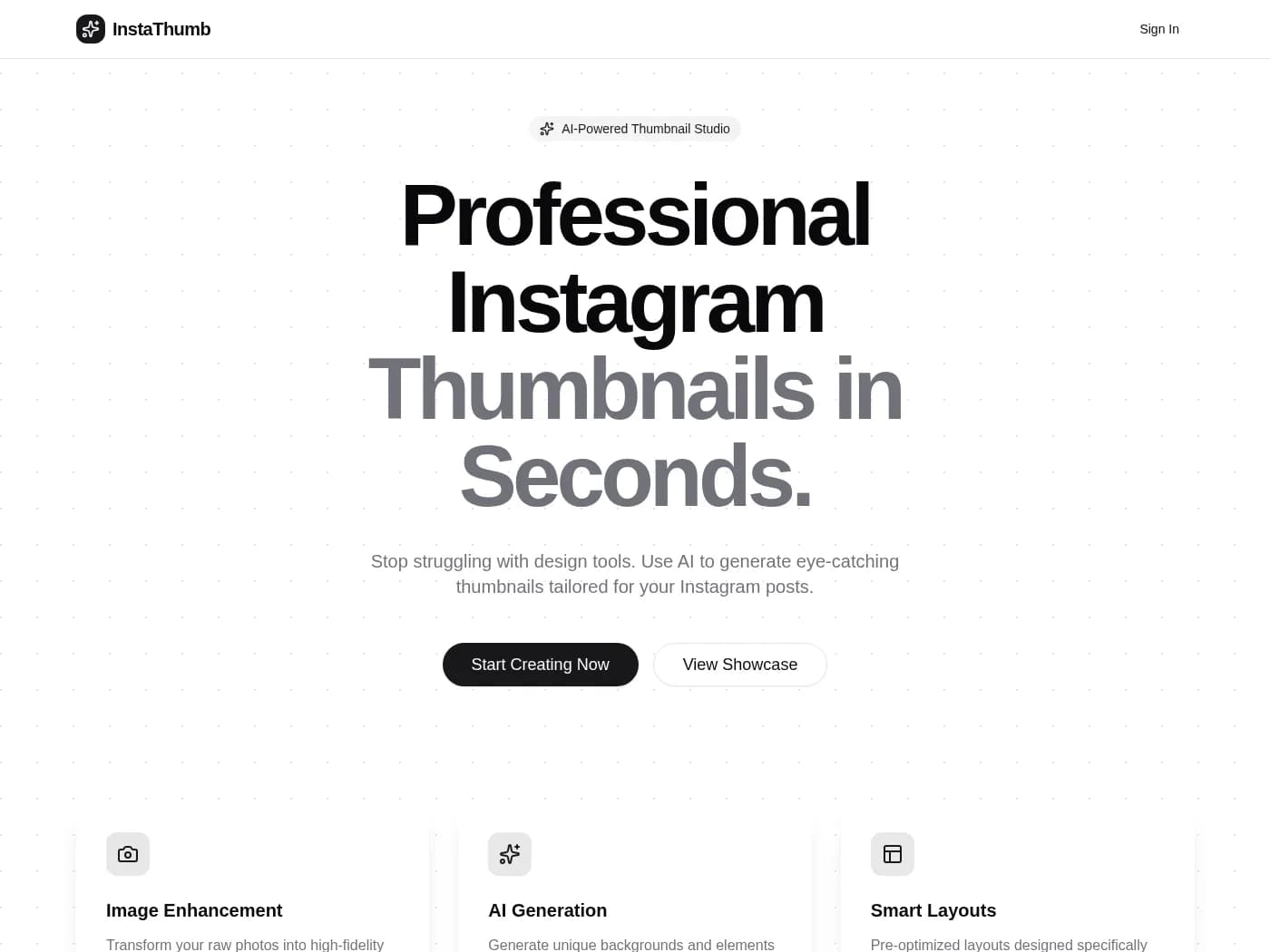 InstaThumb Generator