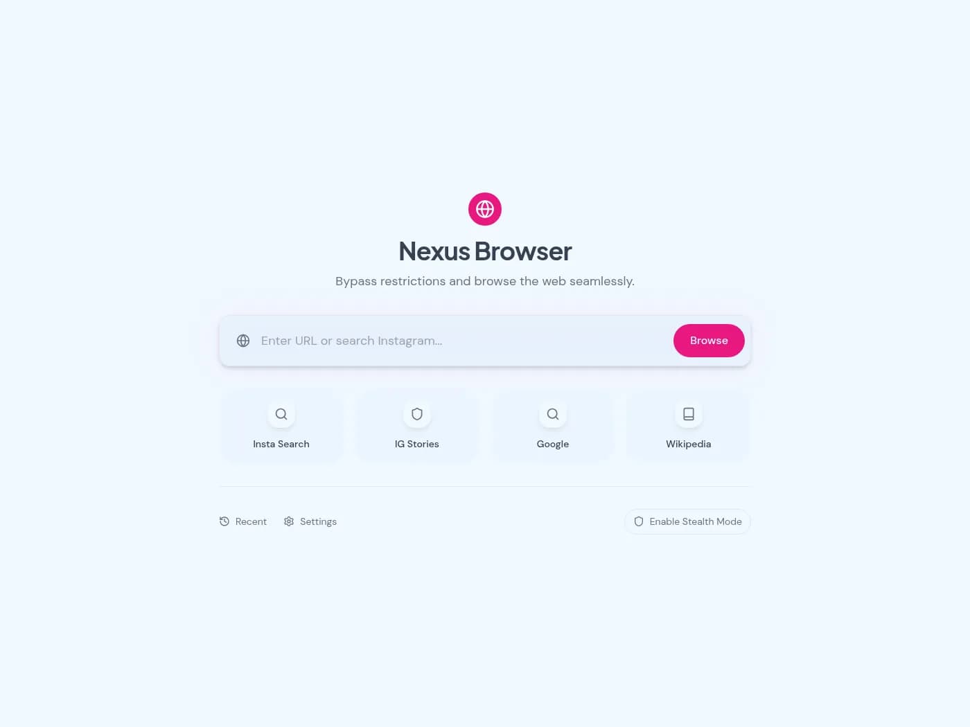 Insta Unblocker Web