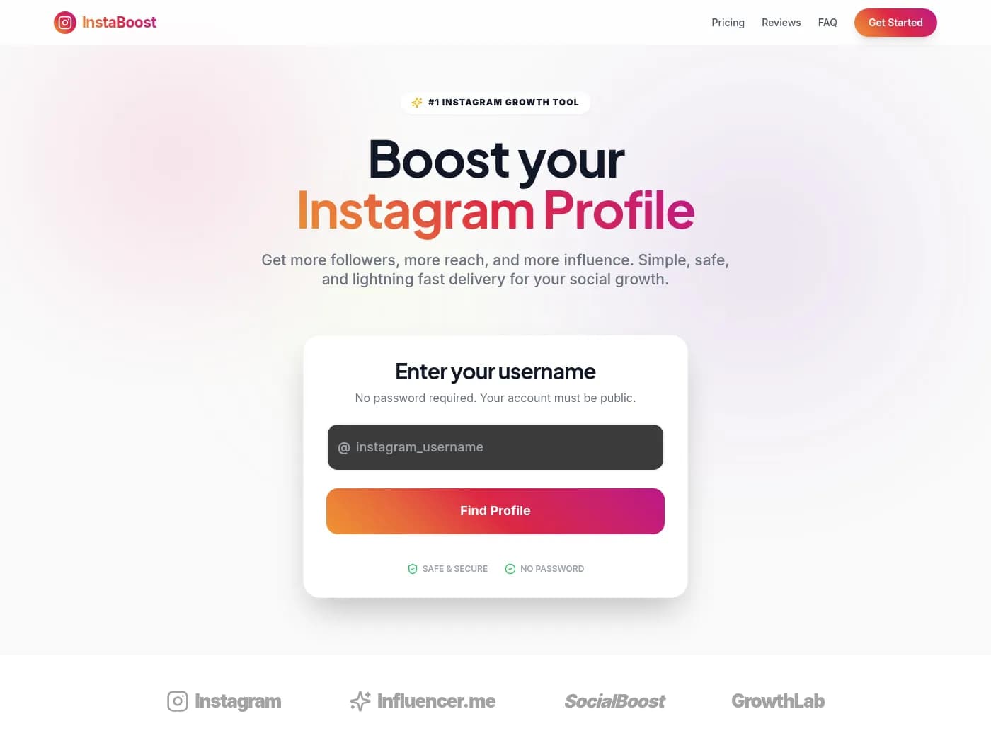 InstaBoost Site