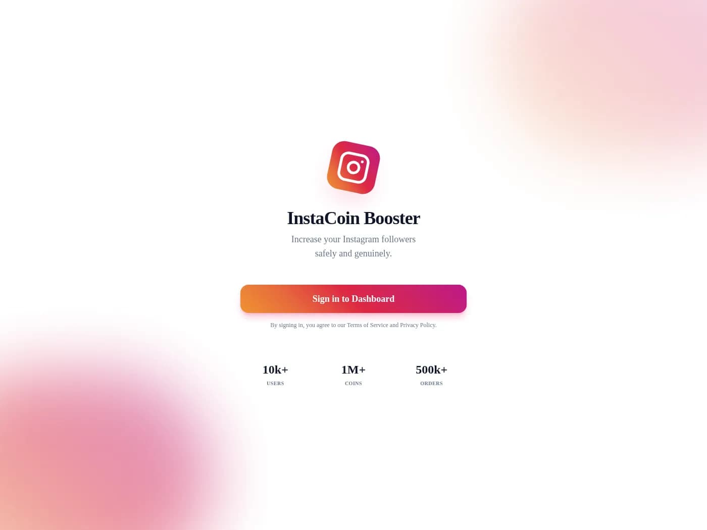 InstaCoin Booster