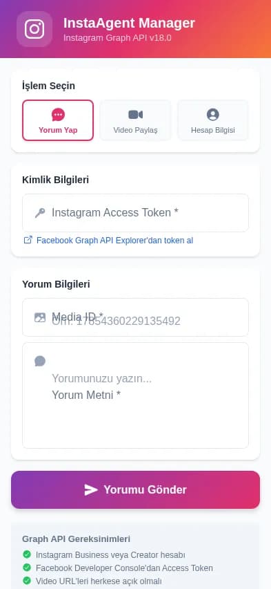 InstaAgent Manager