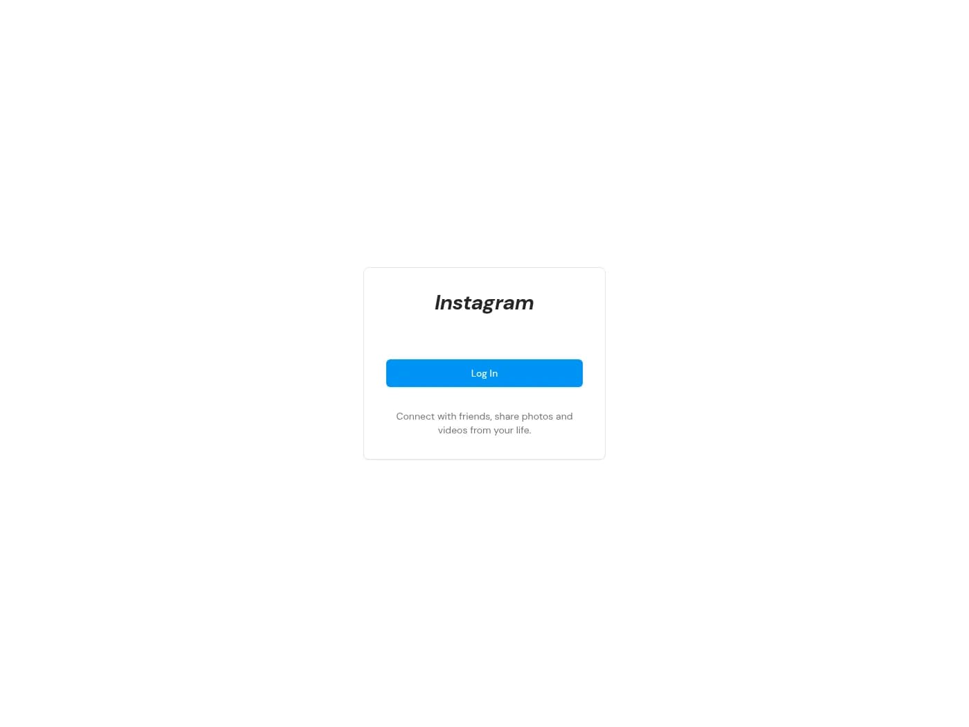 Instagram Clone