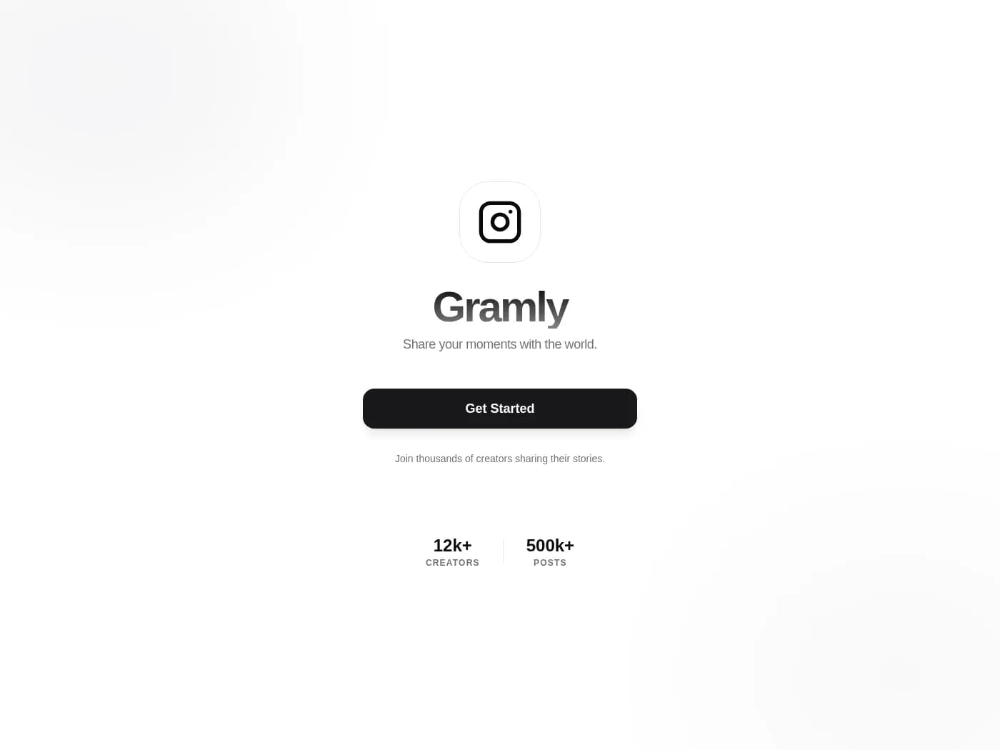 Gramly Social App