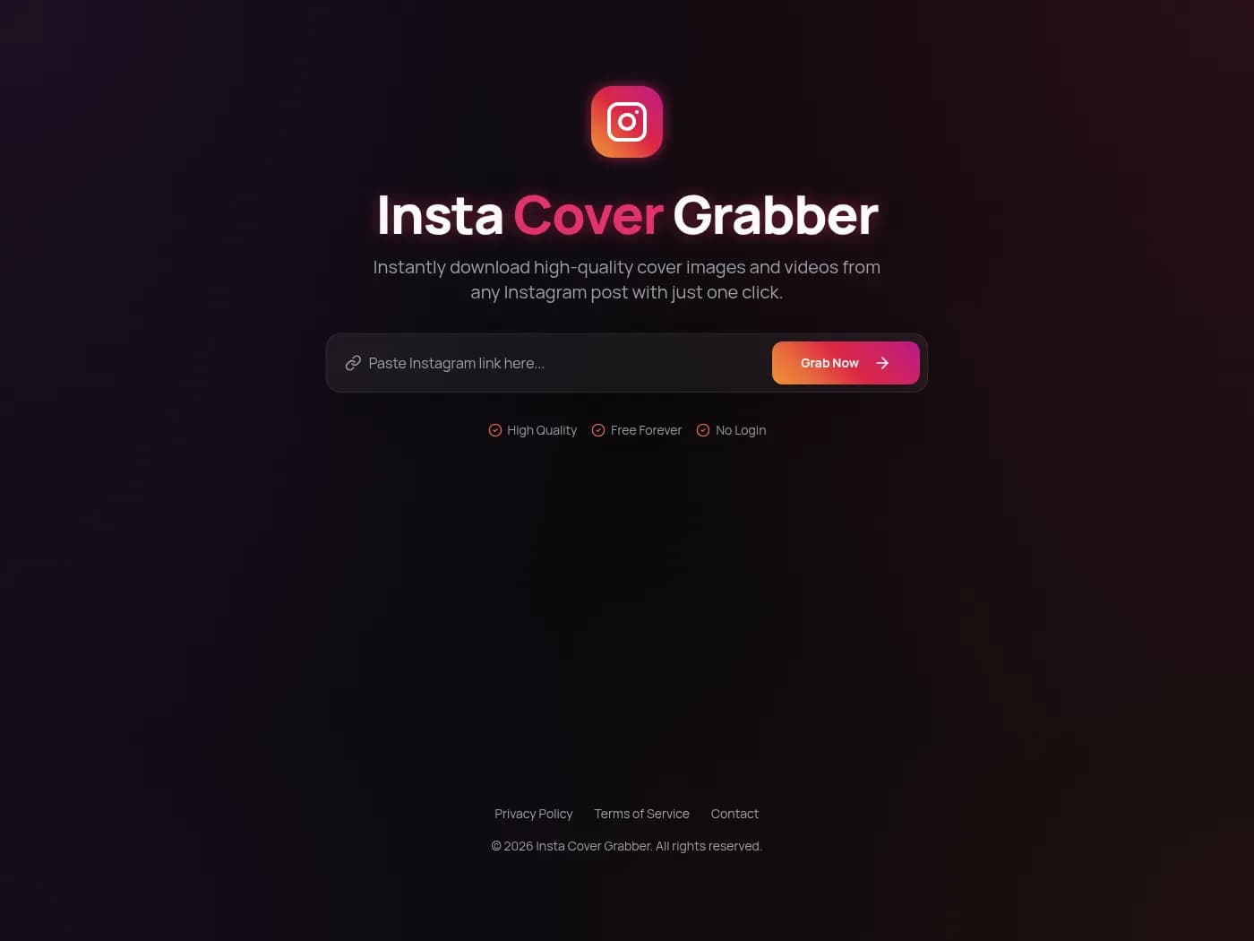 Insta Cover Grabber