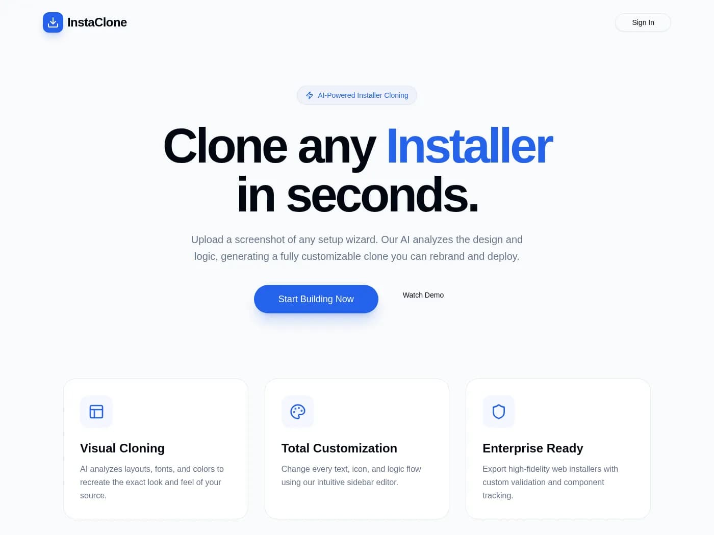 Custom Installer Clone
