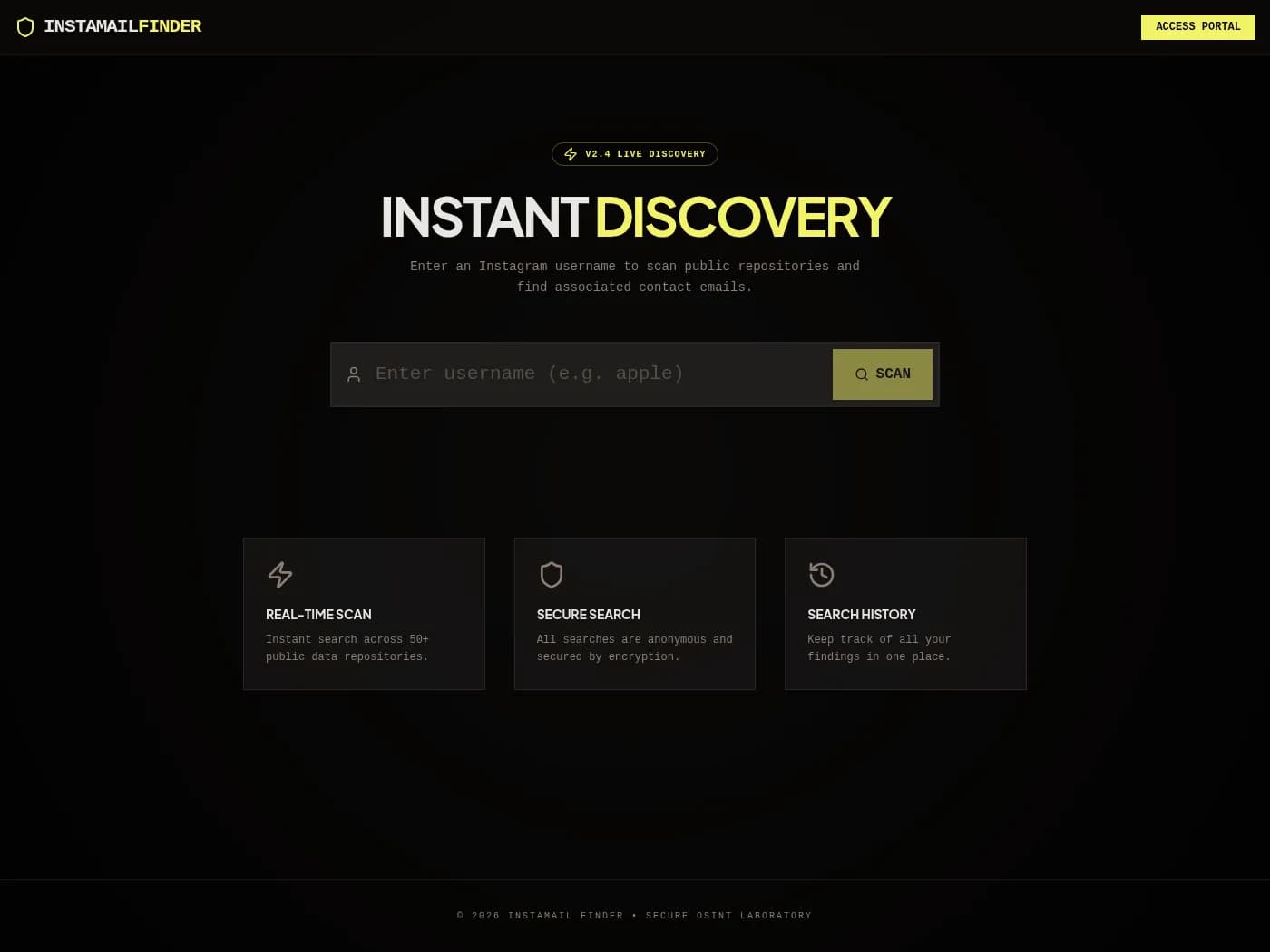 InstaMail Finder