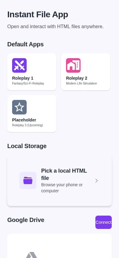 Instant File App