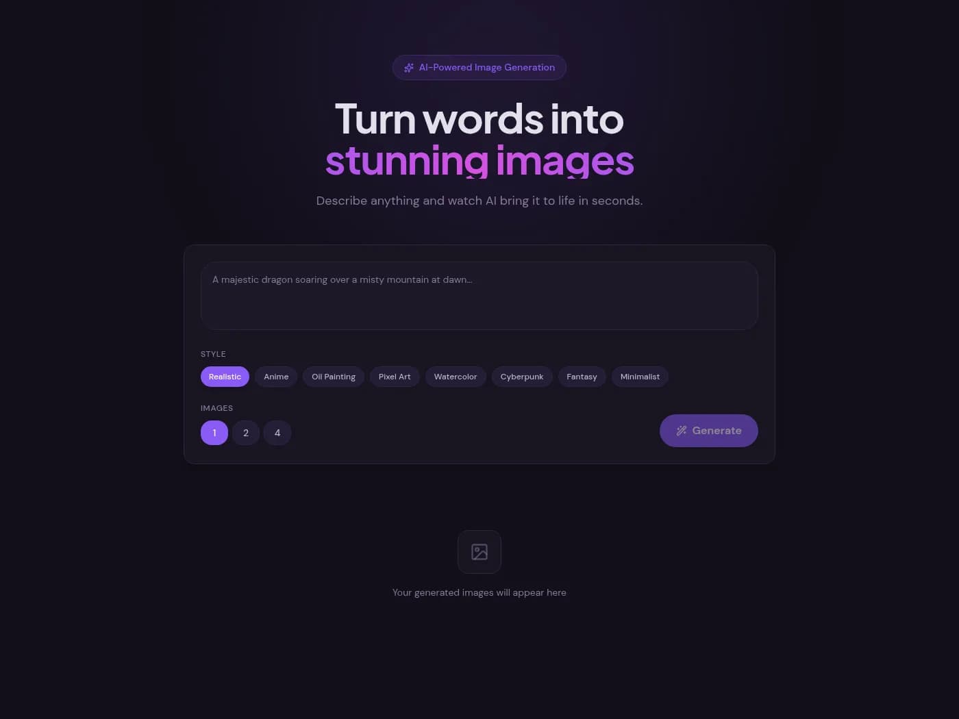 Instant Image Generator