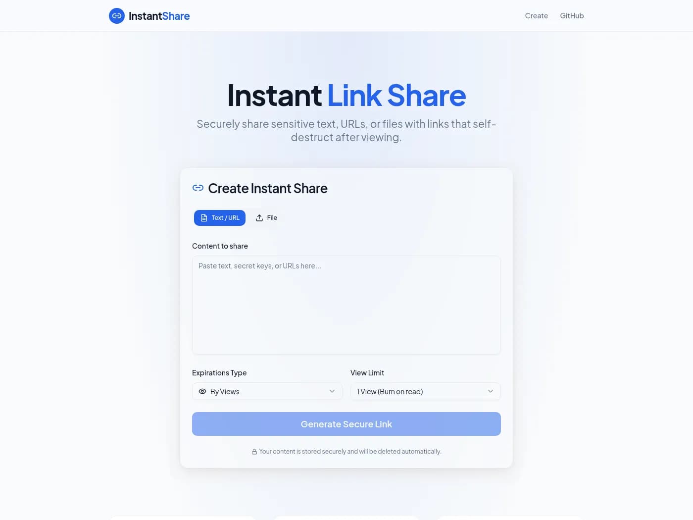 Instant Link Share