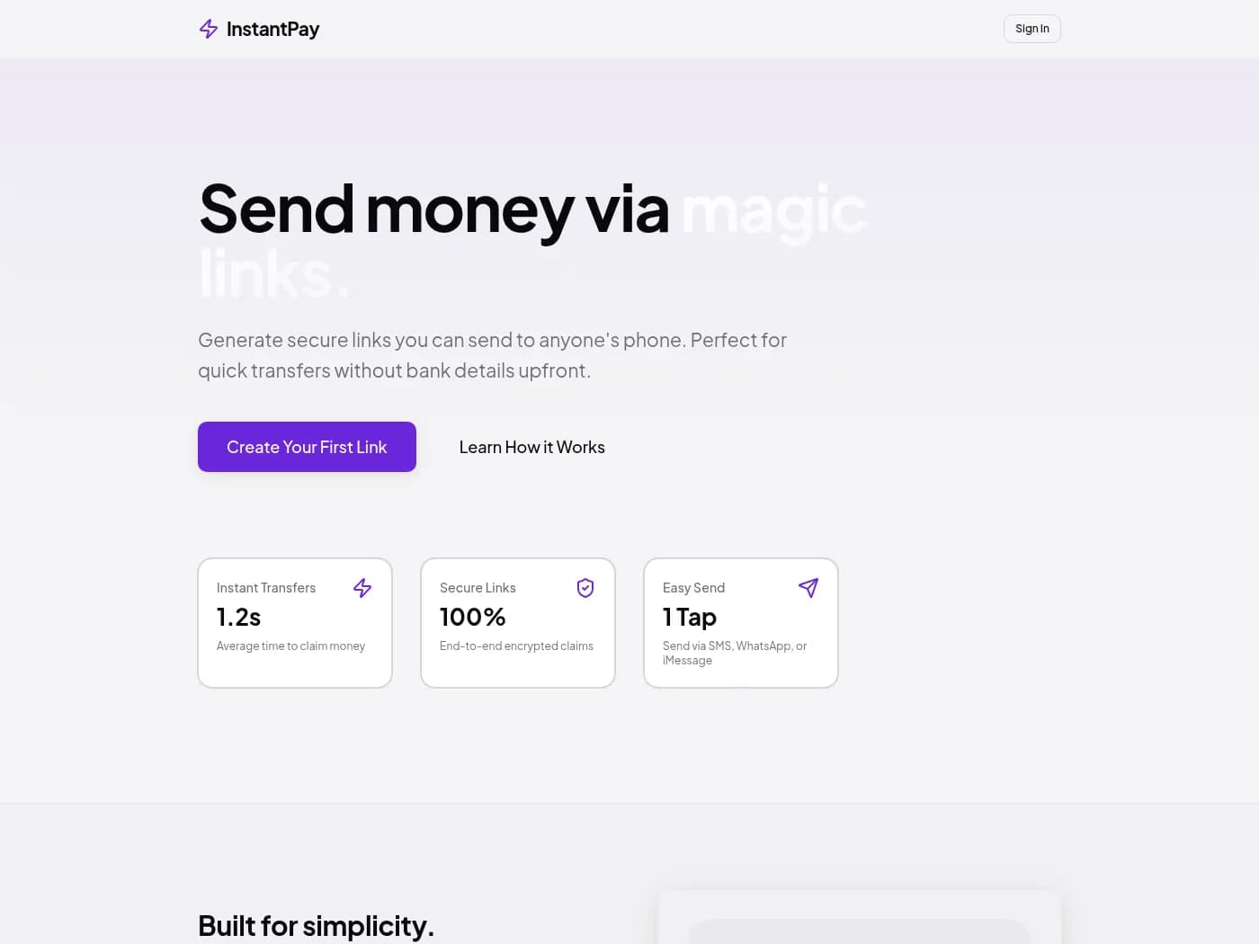 Instant Money Link