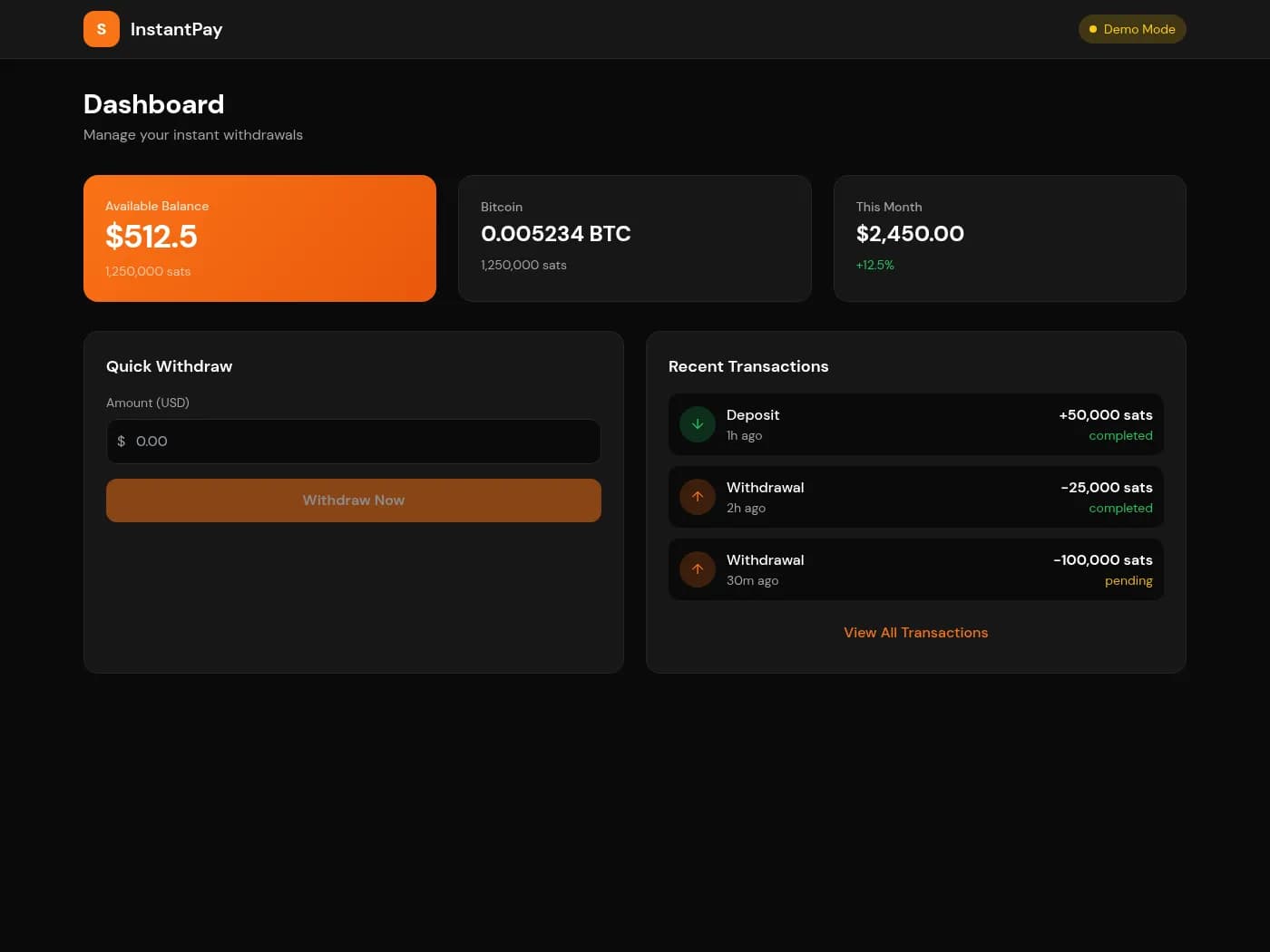 Instant Pay Clone