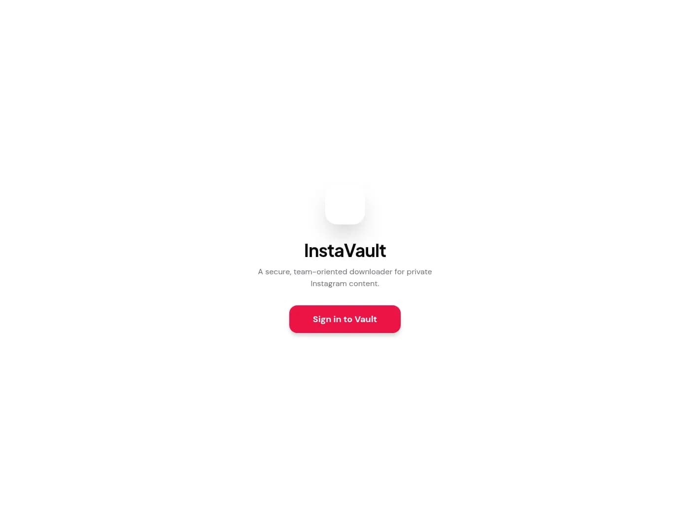 InstaVault Private Downloader