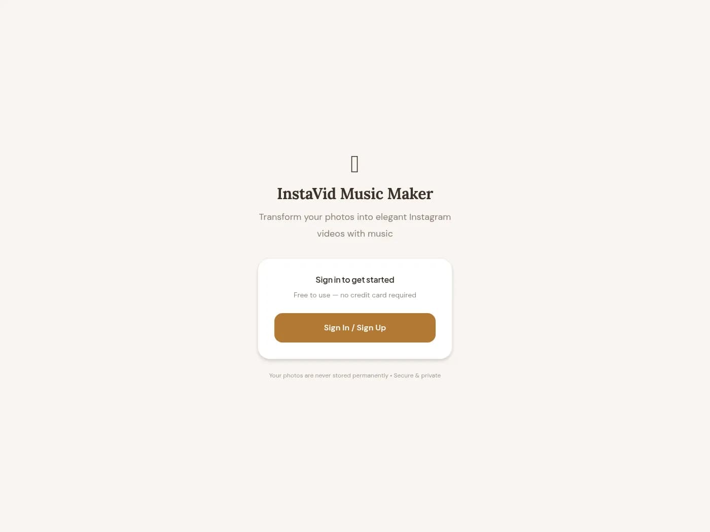 InstaVid Music Maker