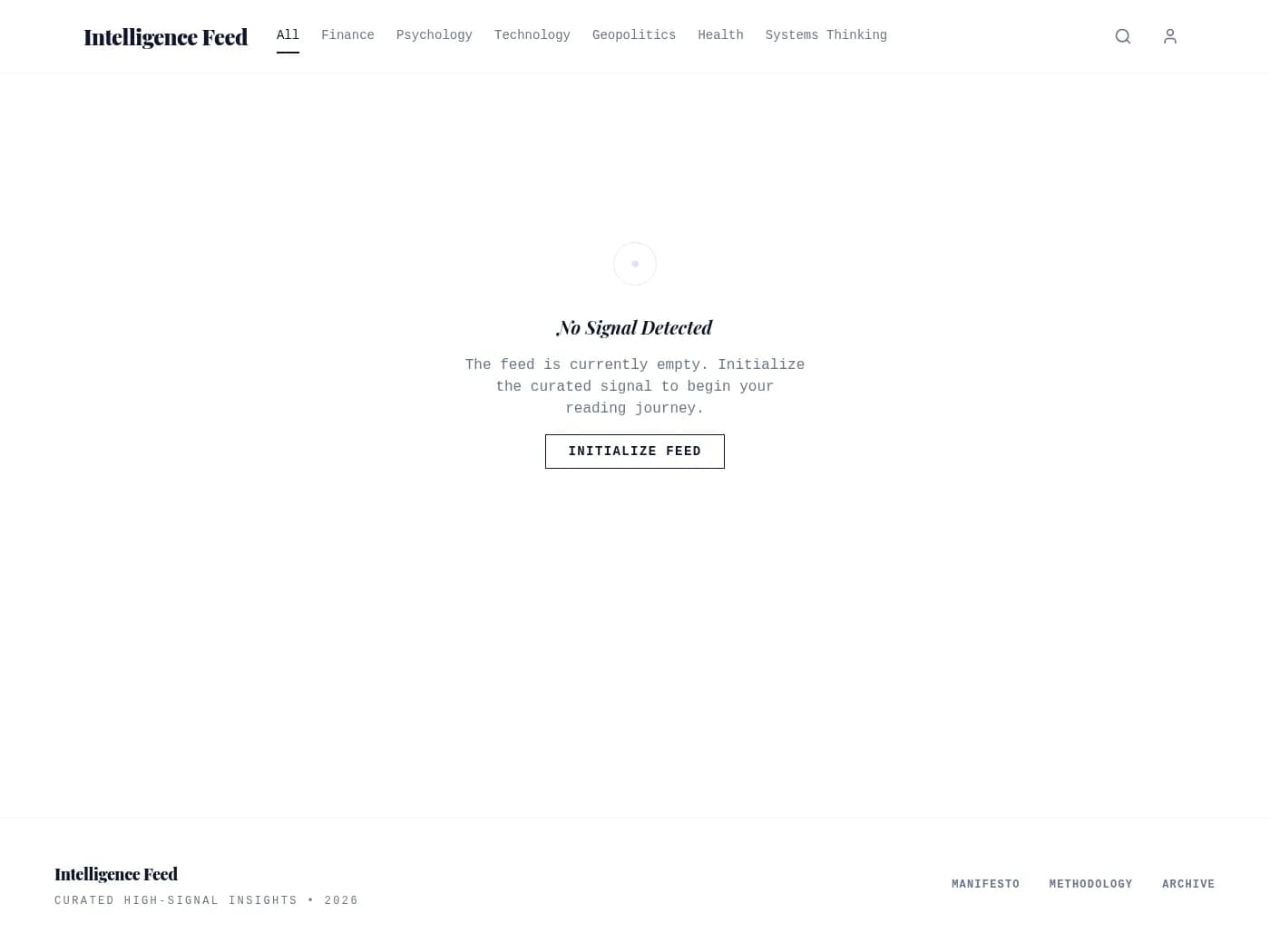 Intelligence Feed