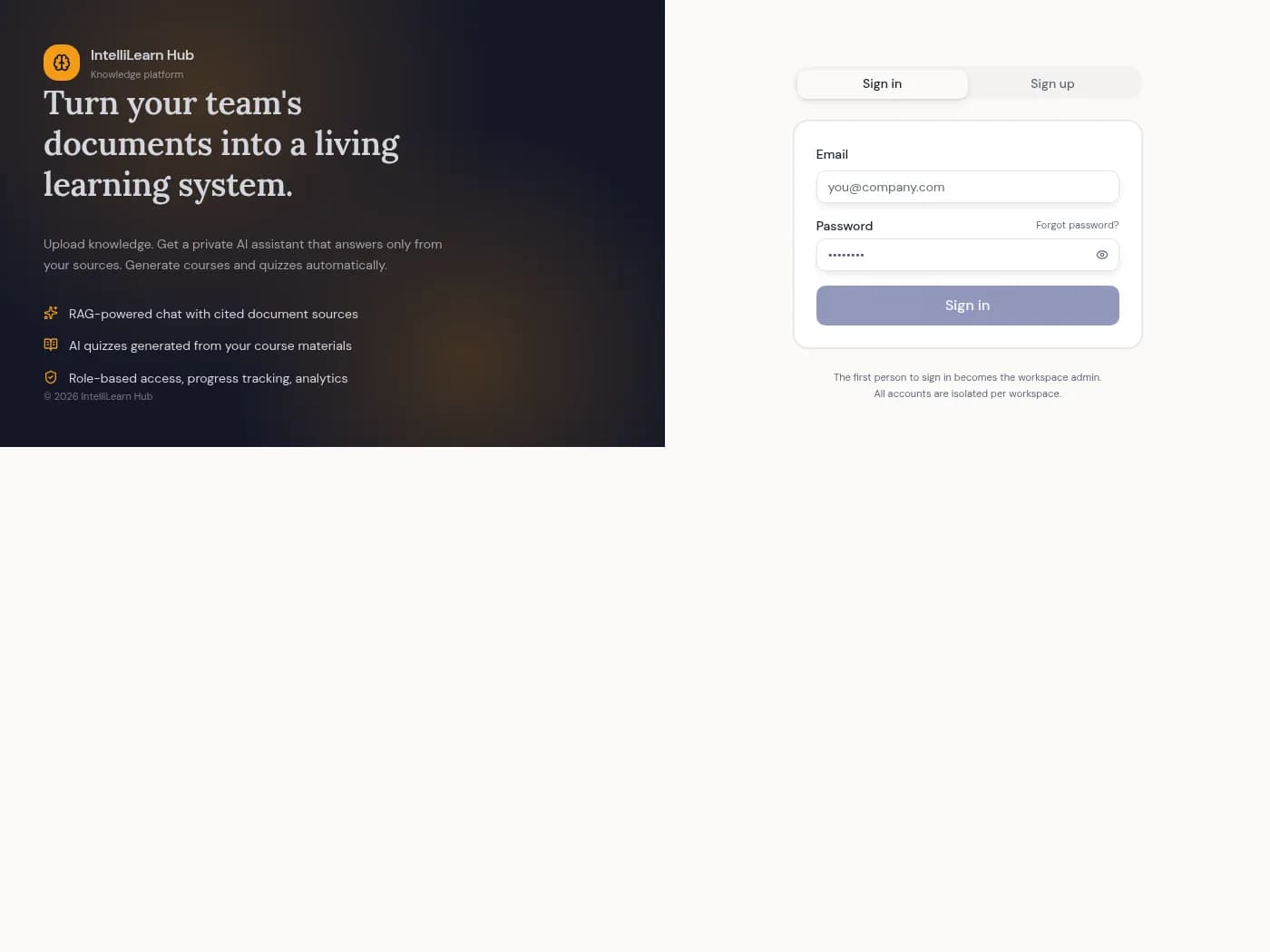 IntelliLearn Hub
