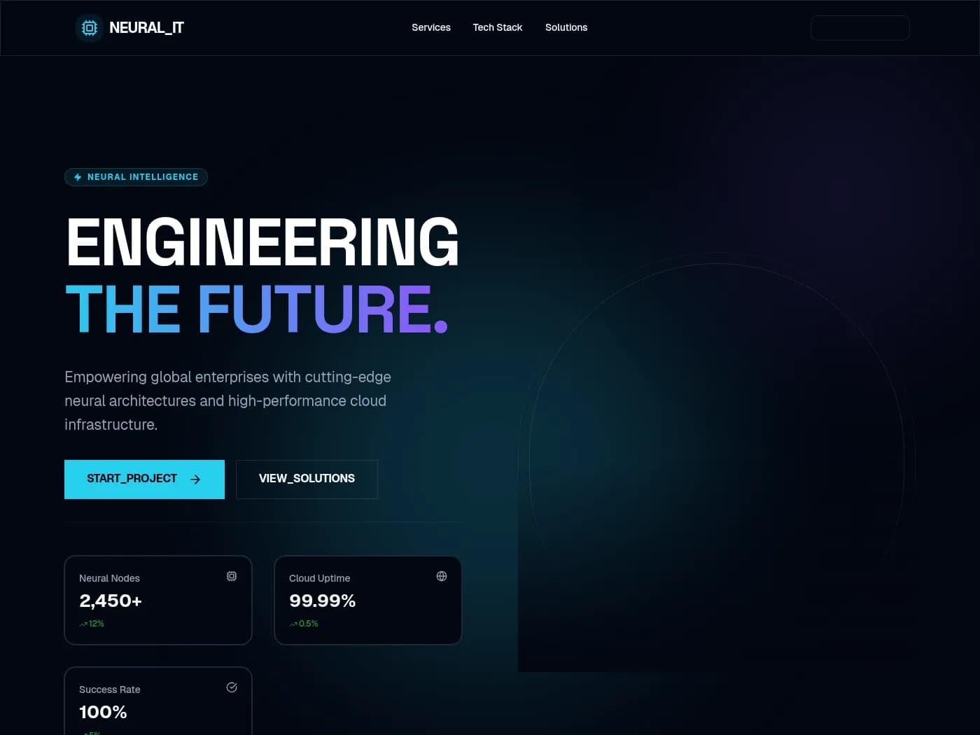 IT Company Interactive Site