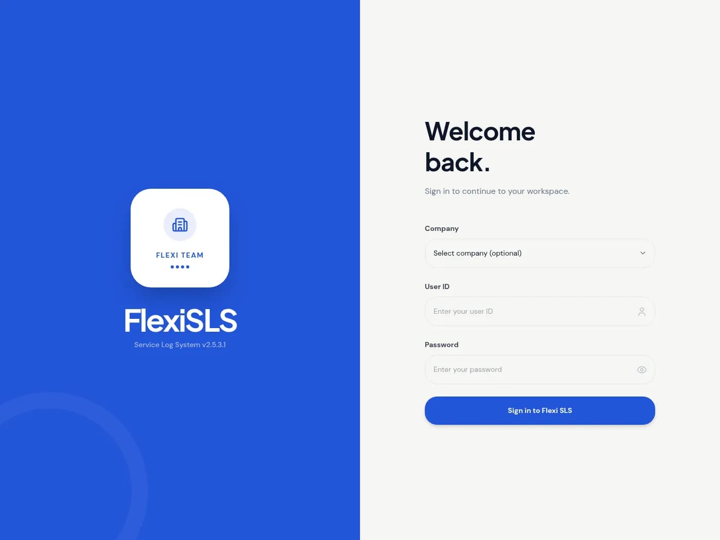Interactive Login Page