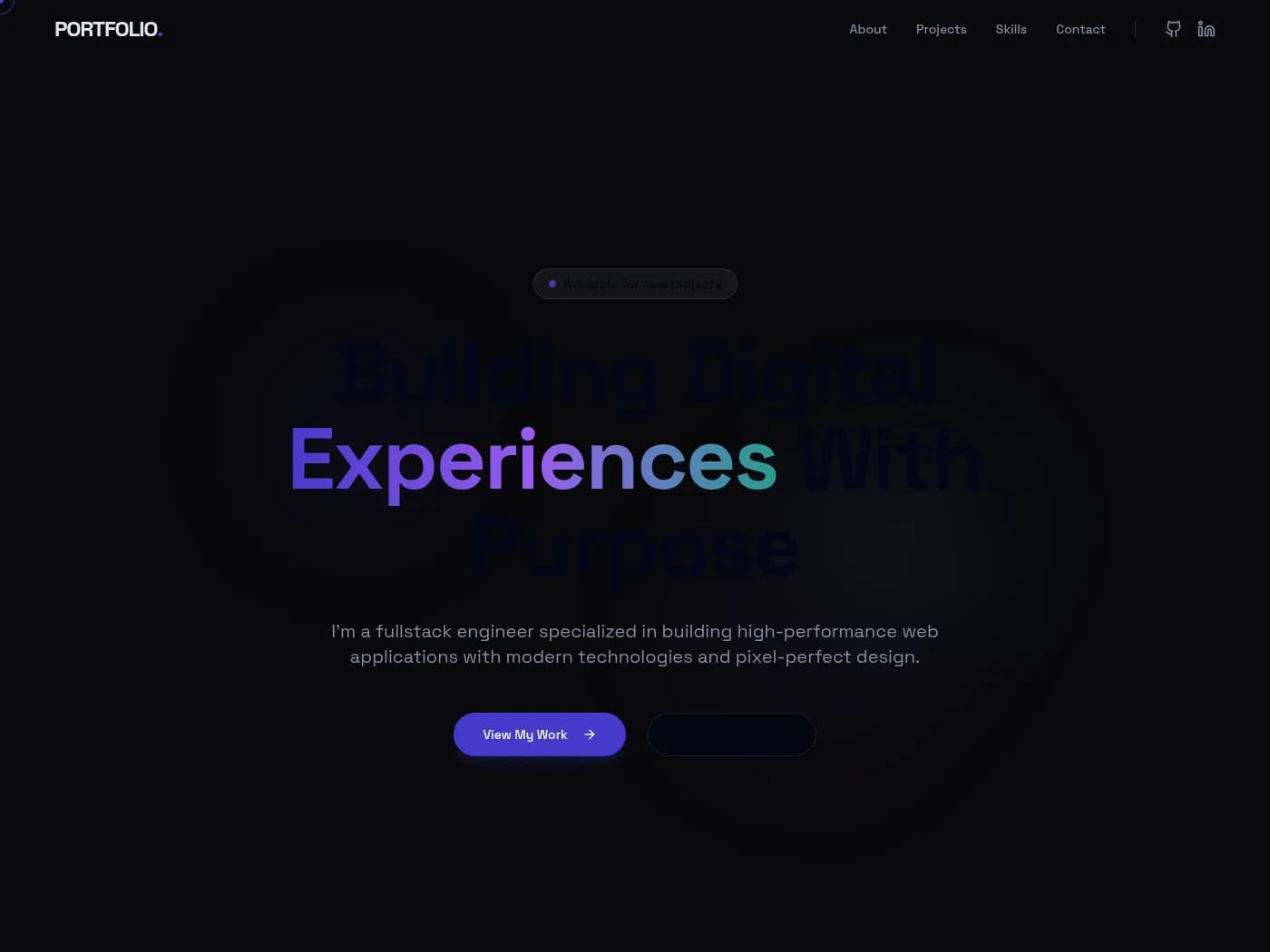Interactive Portfolio Pro
