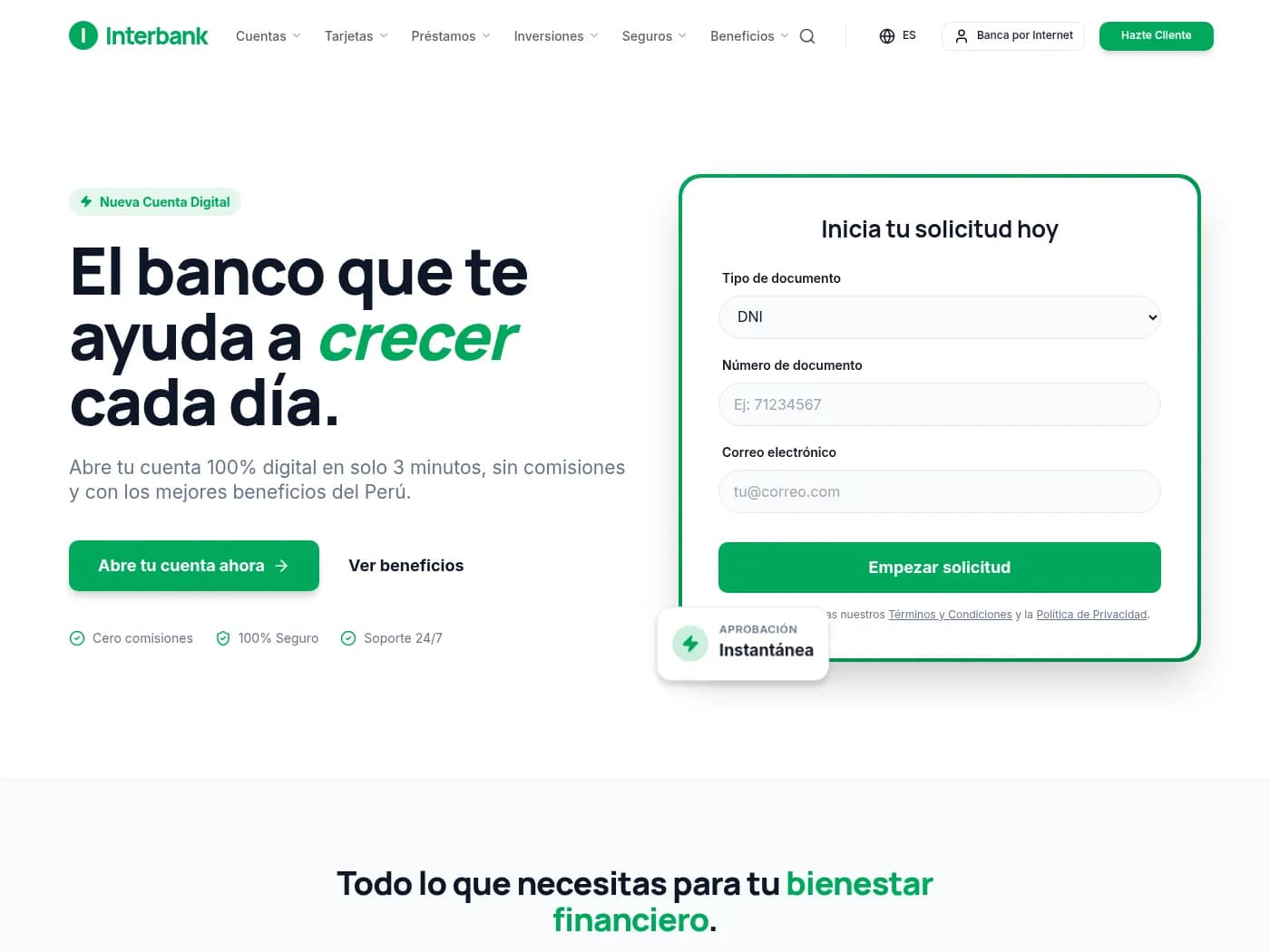 Interbank Peru Redesign