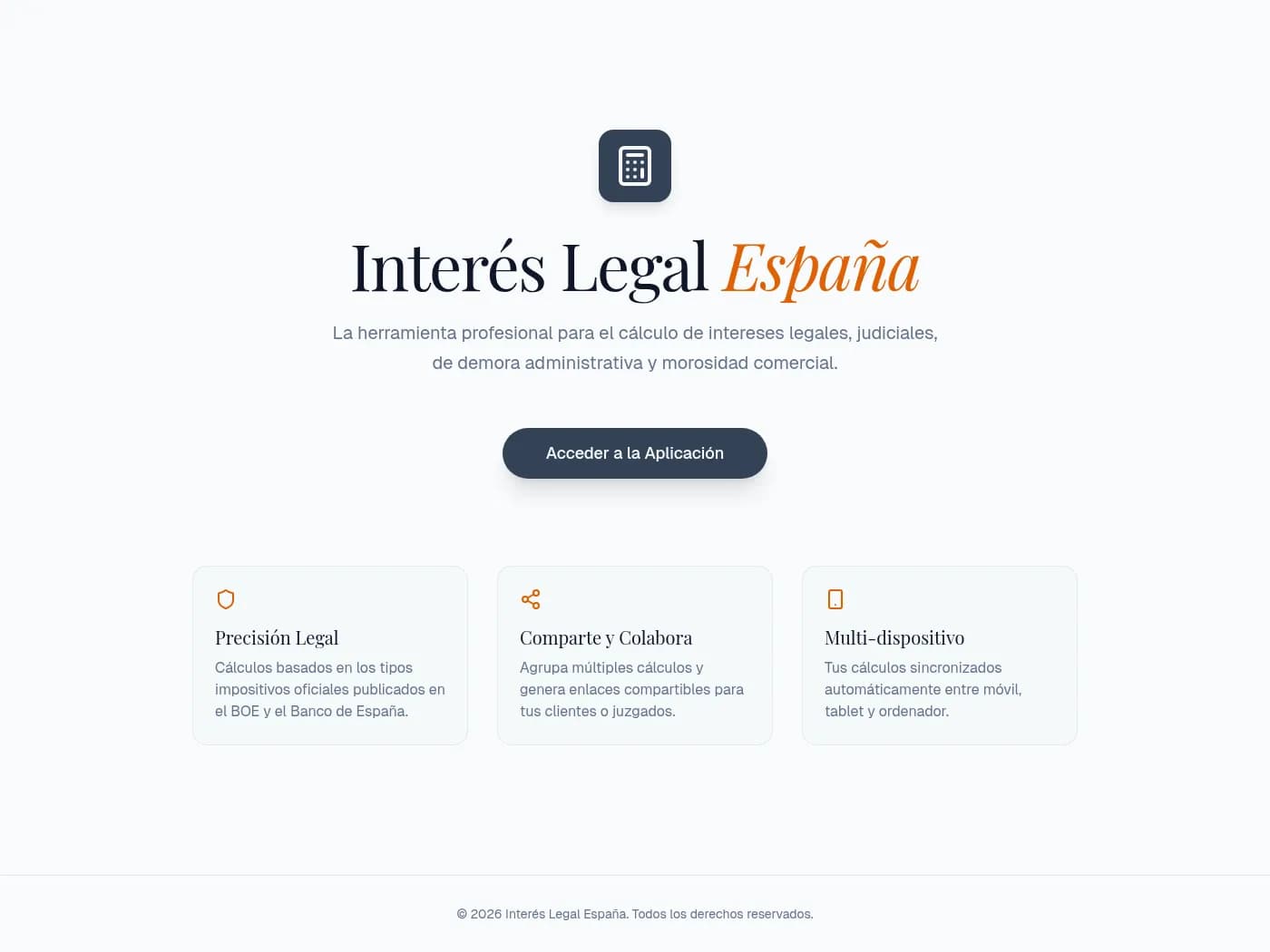 Interés Legal España