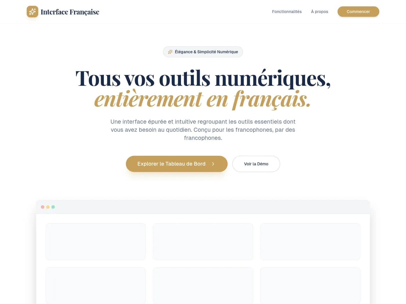 Interface Française