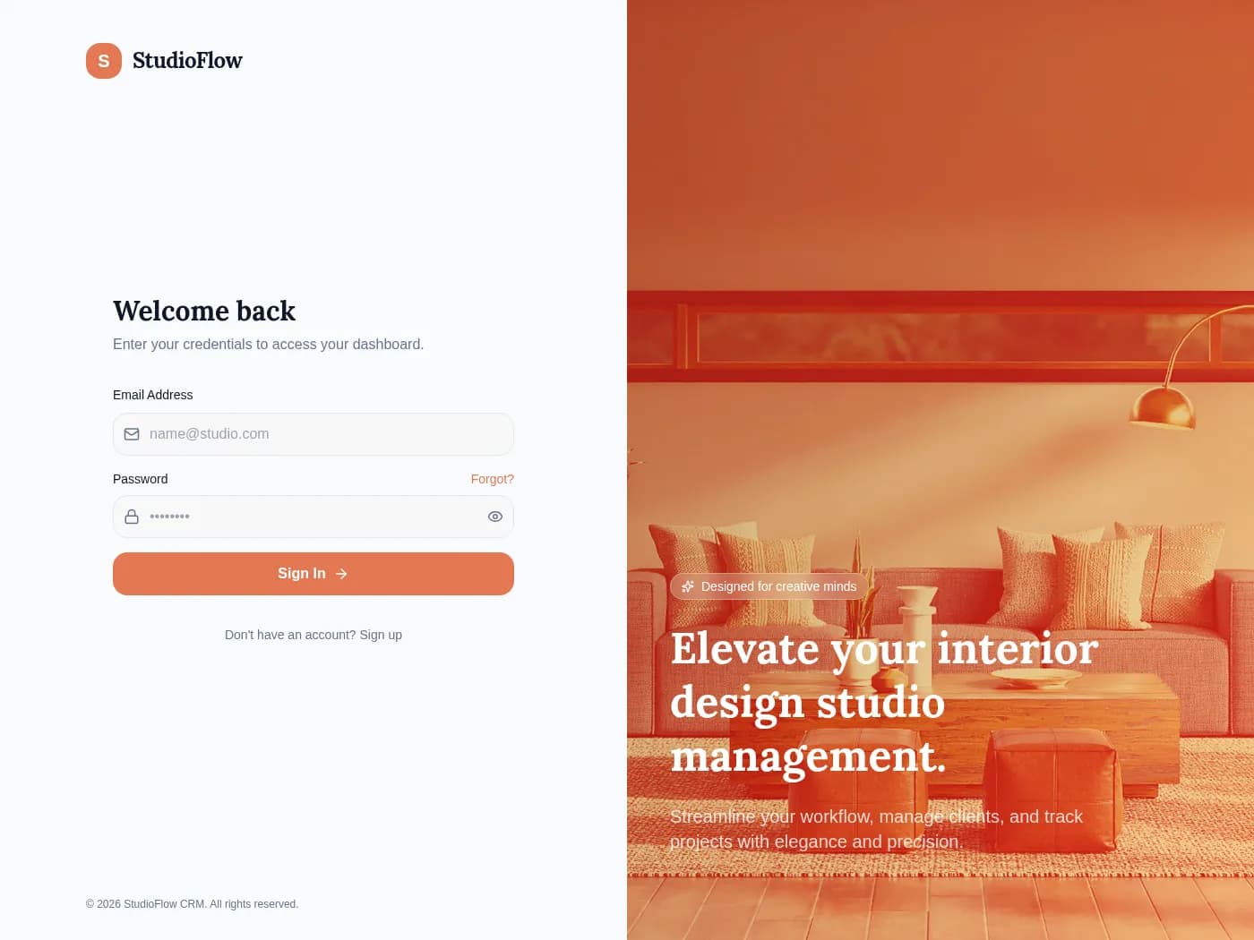 StudioFlow CRM