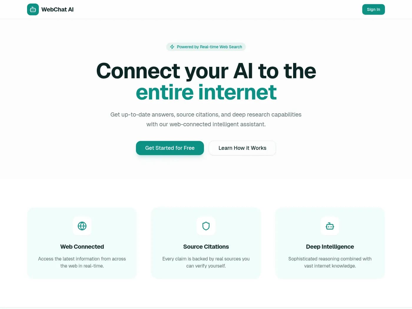 Web-Connected Chatbot