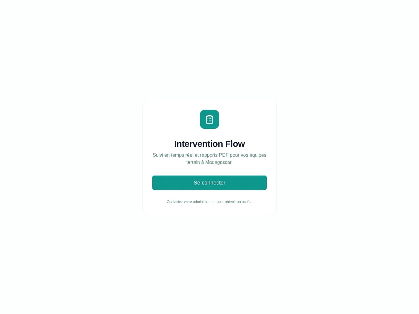 Intervention Flow