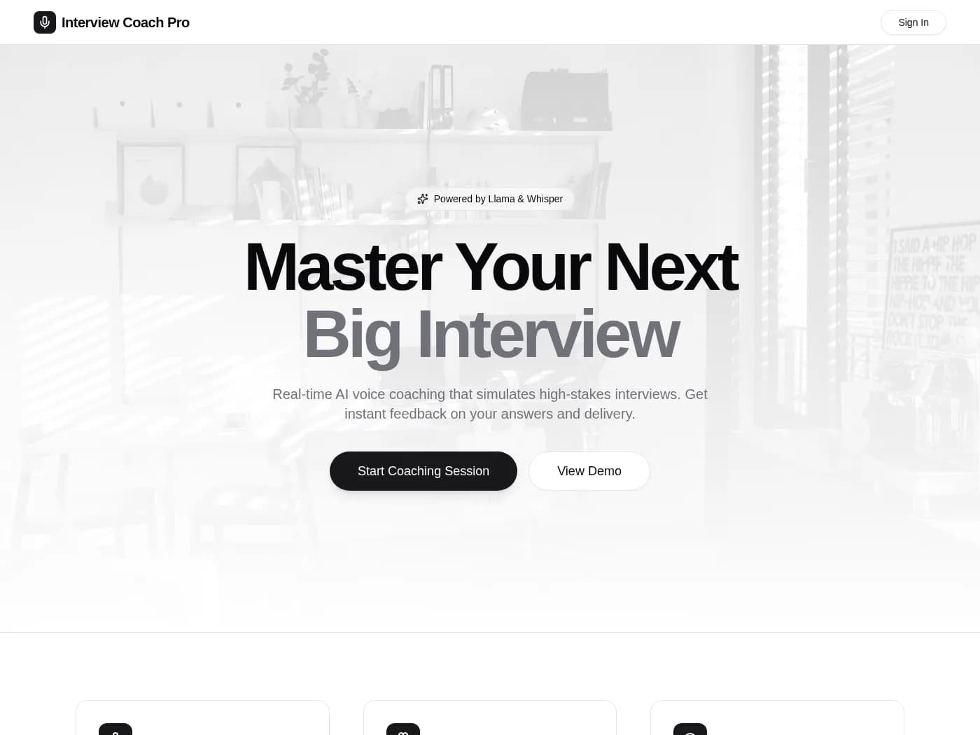 Interview Coach Pro