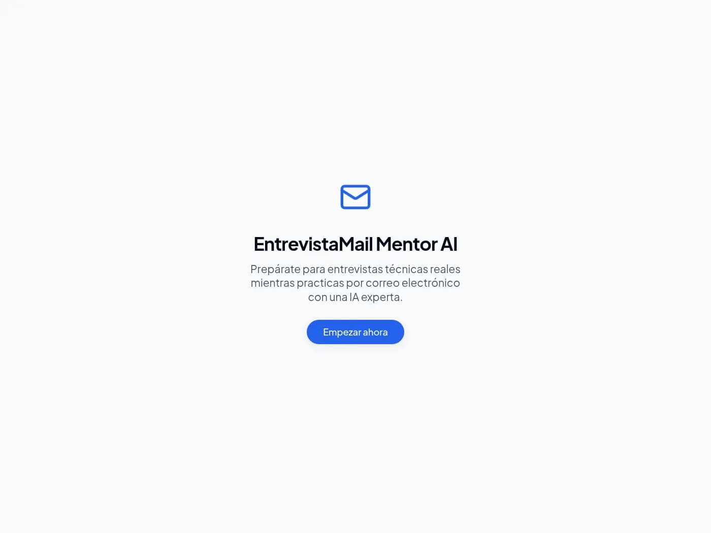 EntrevistaMail Mentor AI