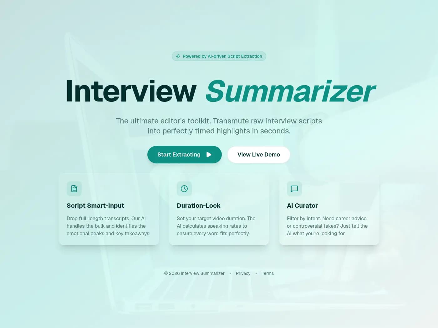 Interview Summarizer