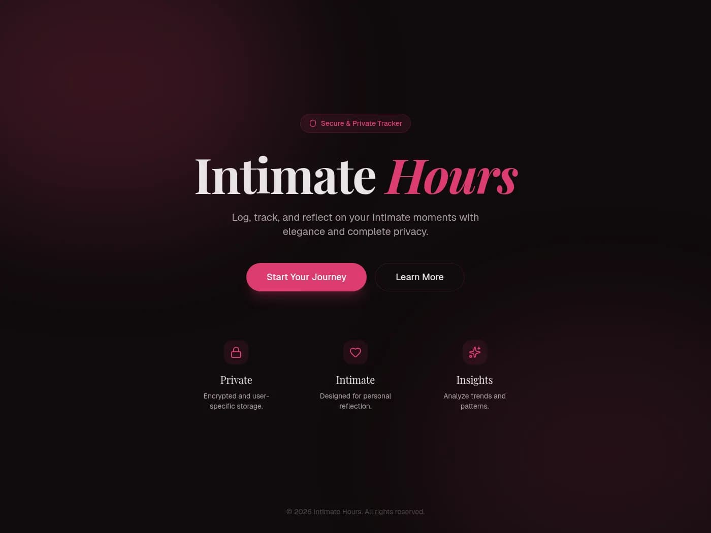 Intimate Hours Tracker