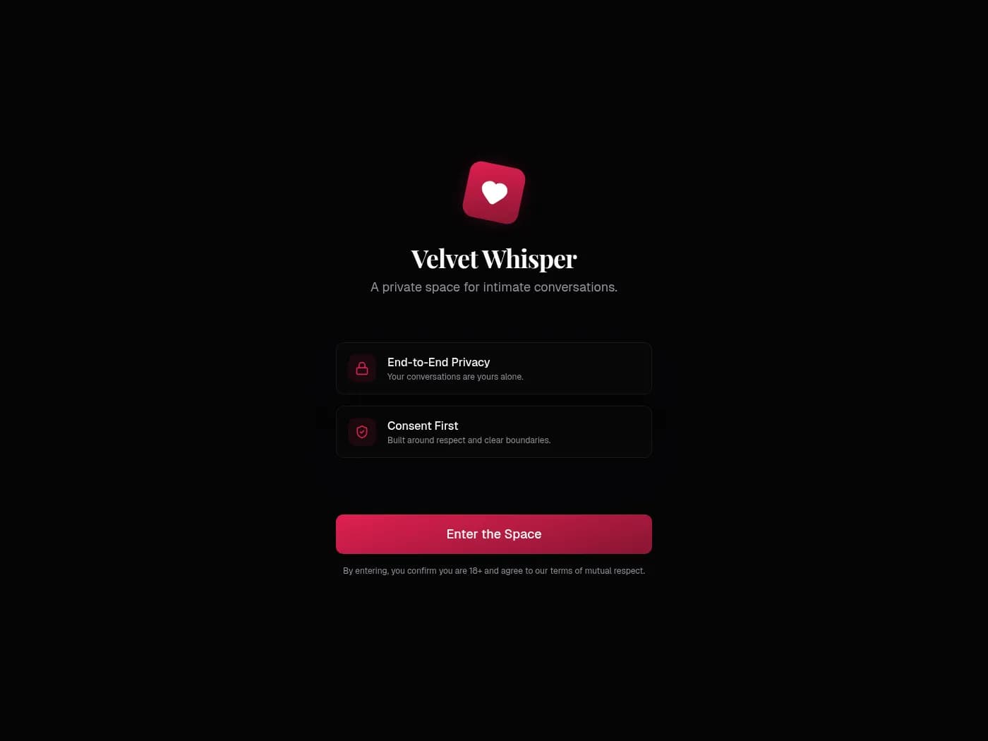Intimate Chat App