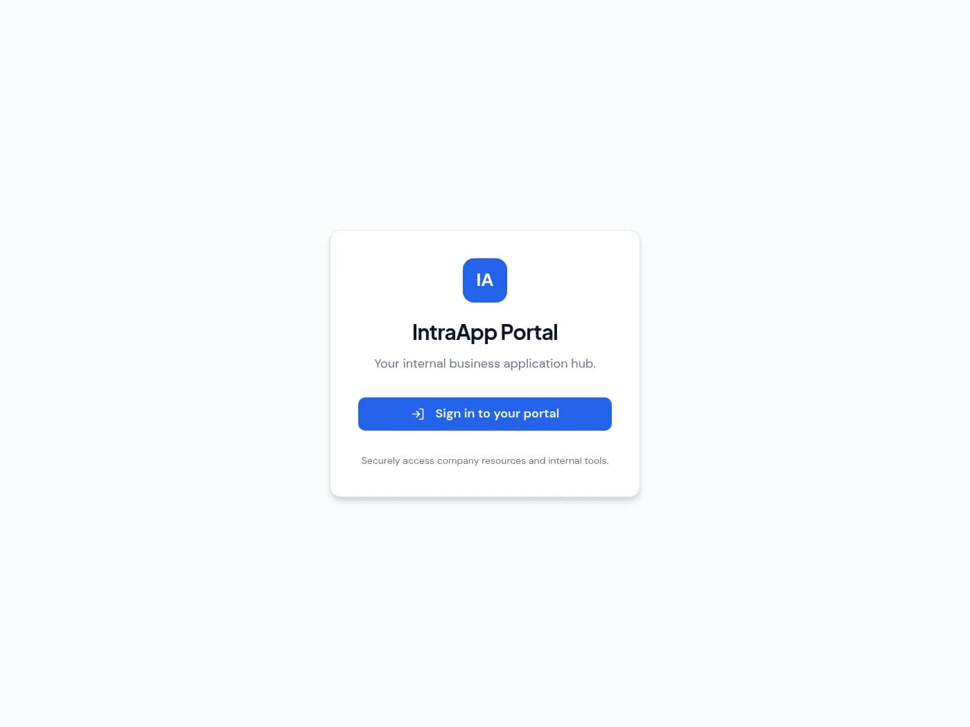 IntraApp Portal