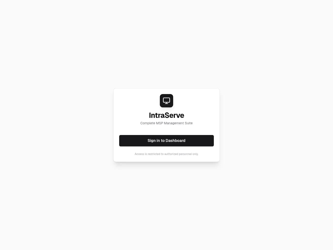 IntraServe MSP Suite