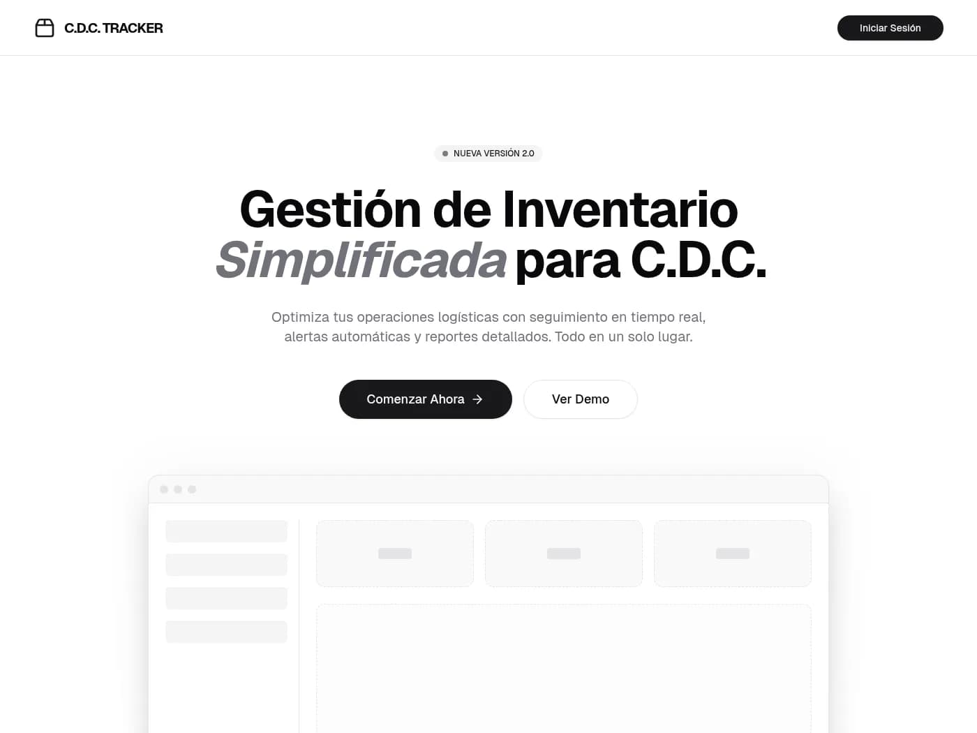 Inventario C.D.C. Tracker