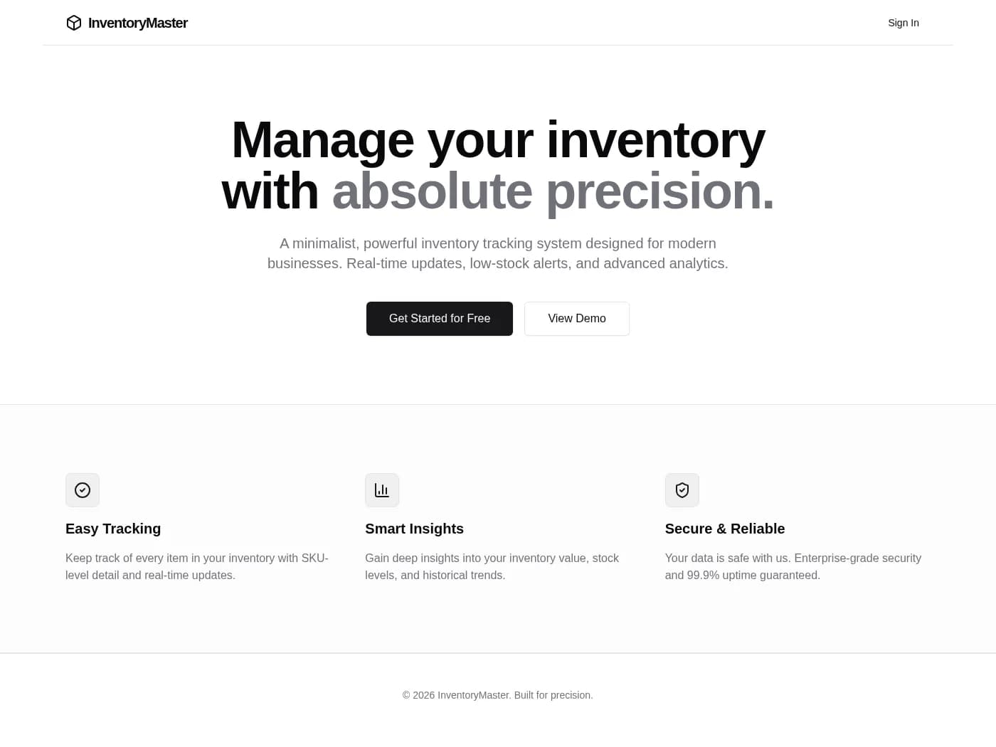 Inventory Master