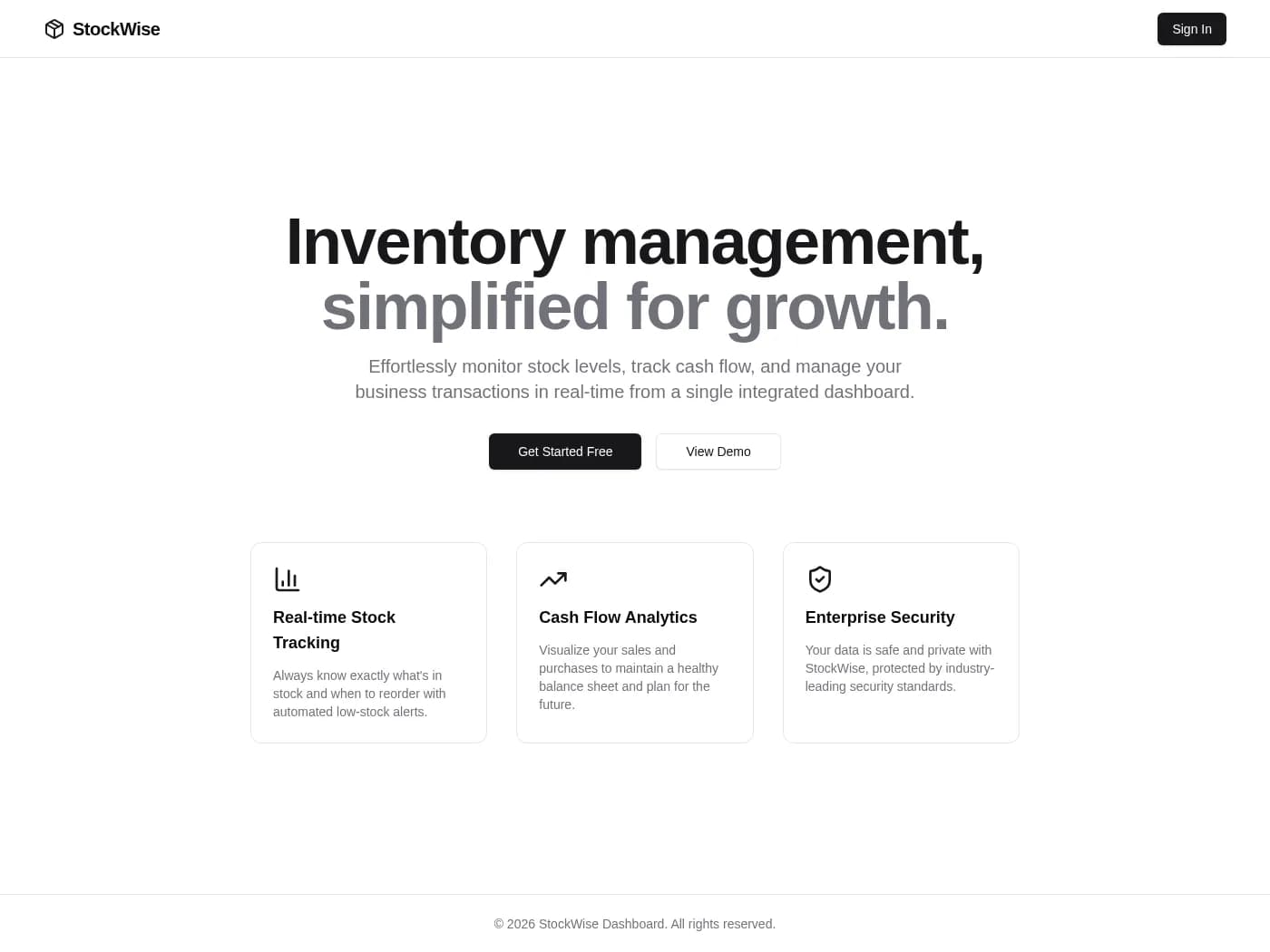 StockWise Dashboard