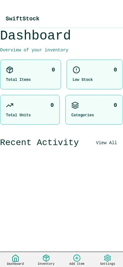 SwiftStock Inventory App
