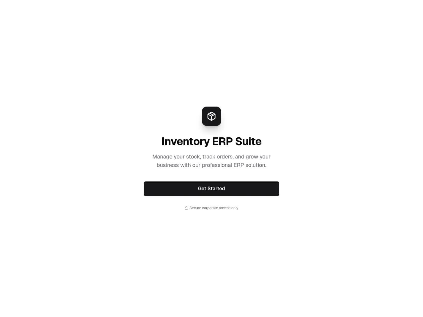 Inventory ERP Suite