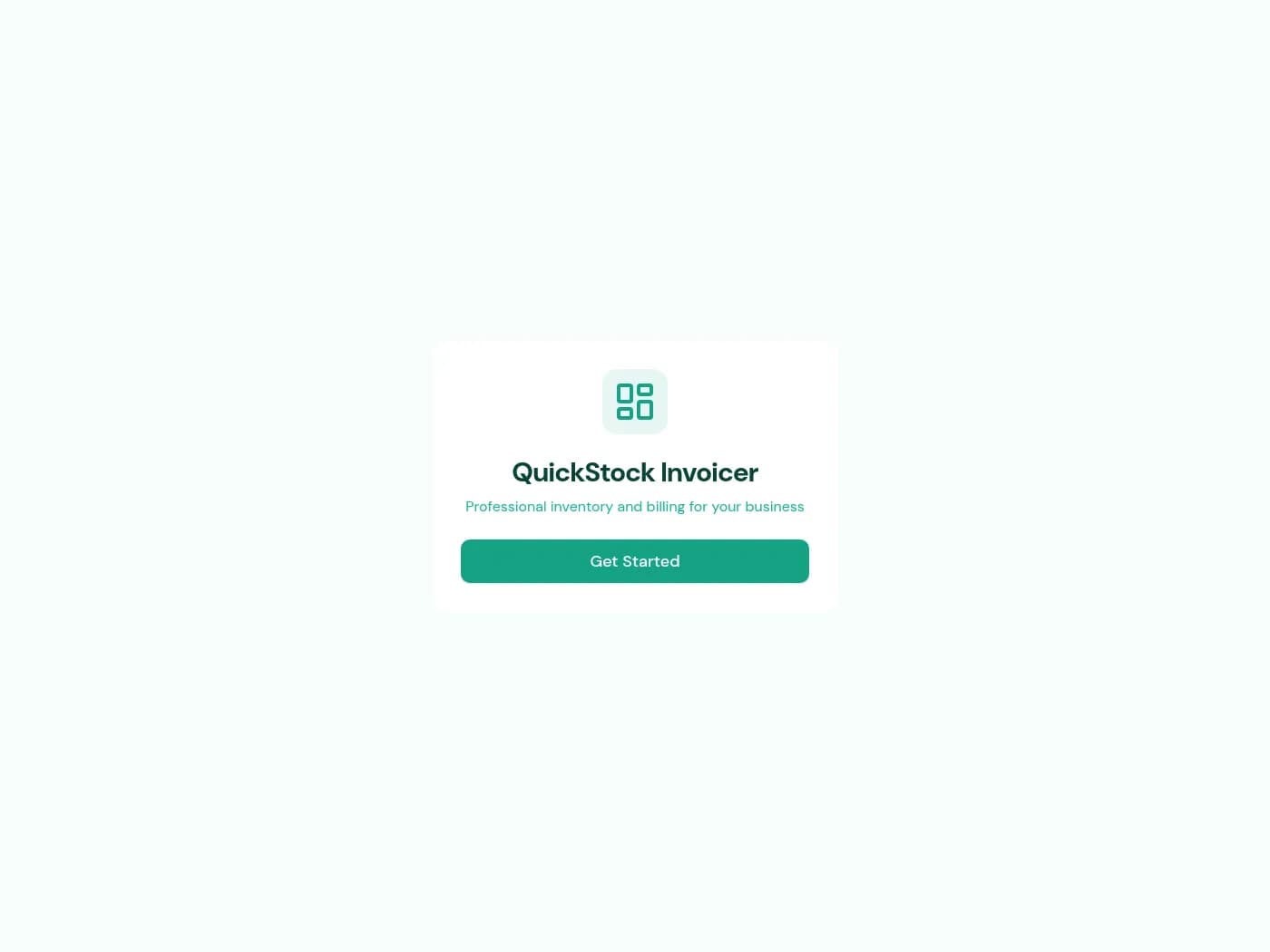 QuickStock Invoicer