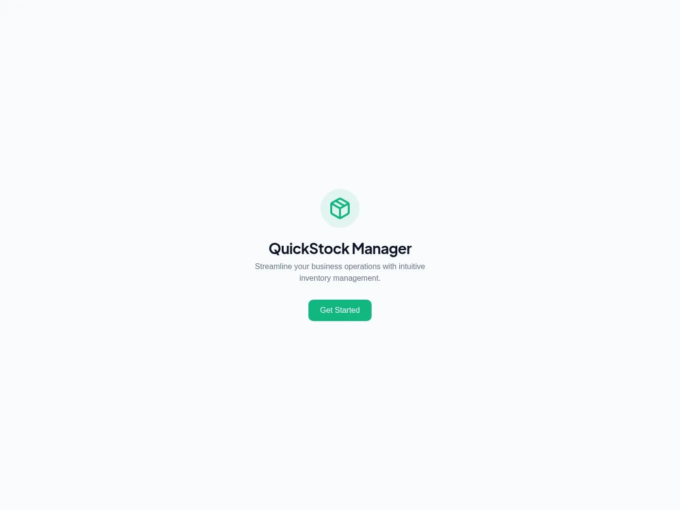 QuickStock Manager