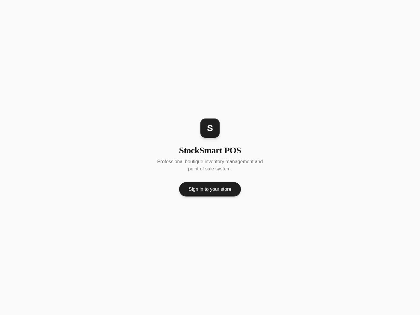 StockSmart POS
