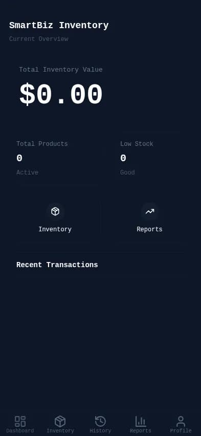 SmartBiz Inventory Tracker