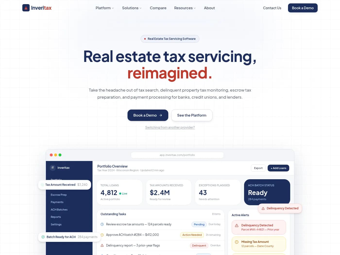 Inveritax Homepage Revamp