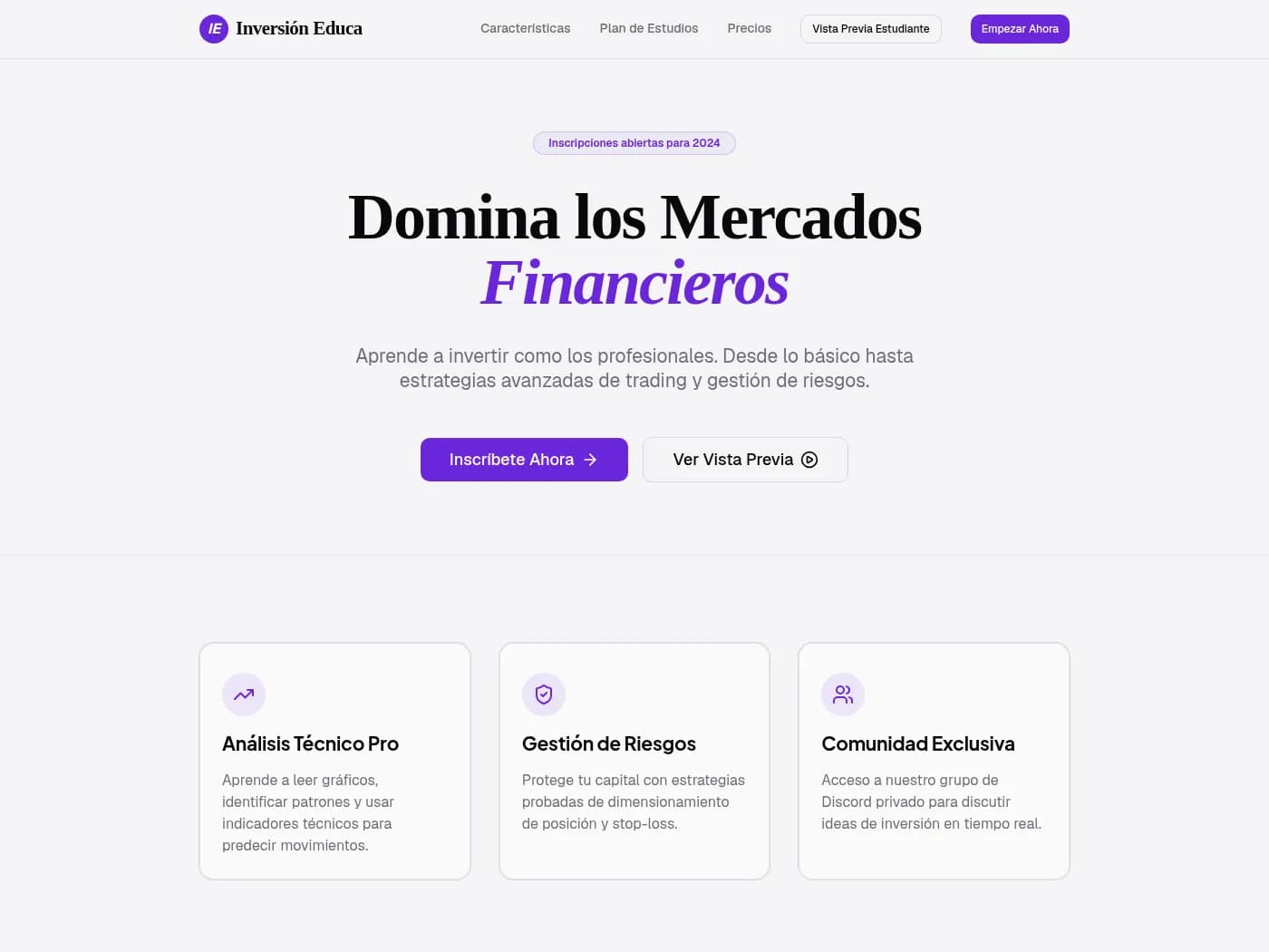 Inversión Educa Portal