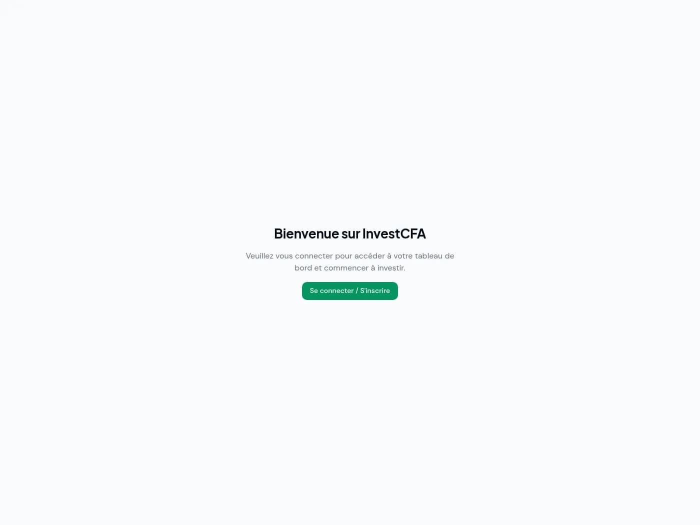 InvestCFA Dashboard