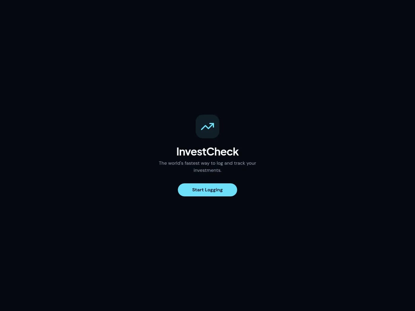 InvestCheck Logbook