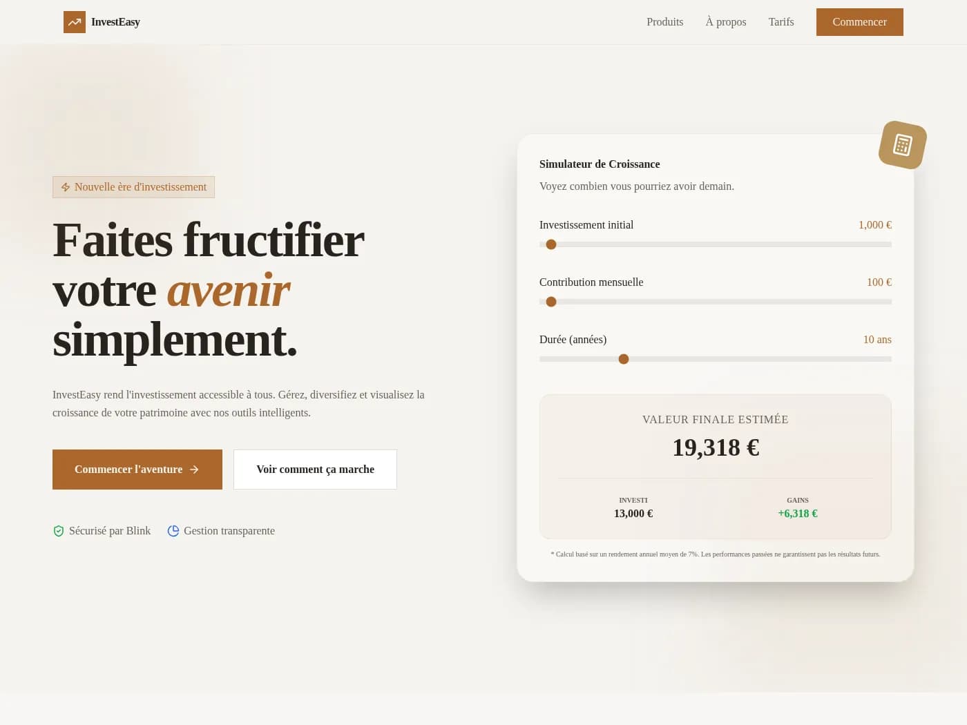 InvestEasy Website